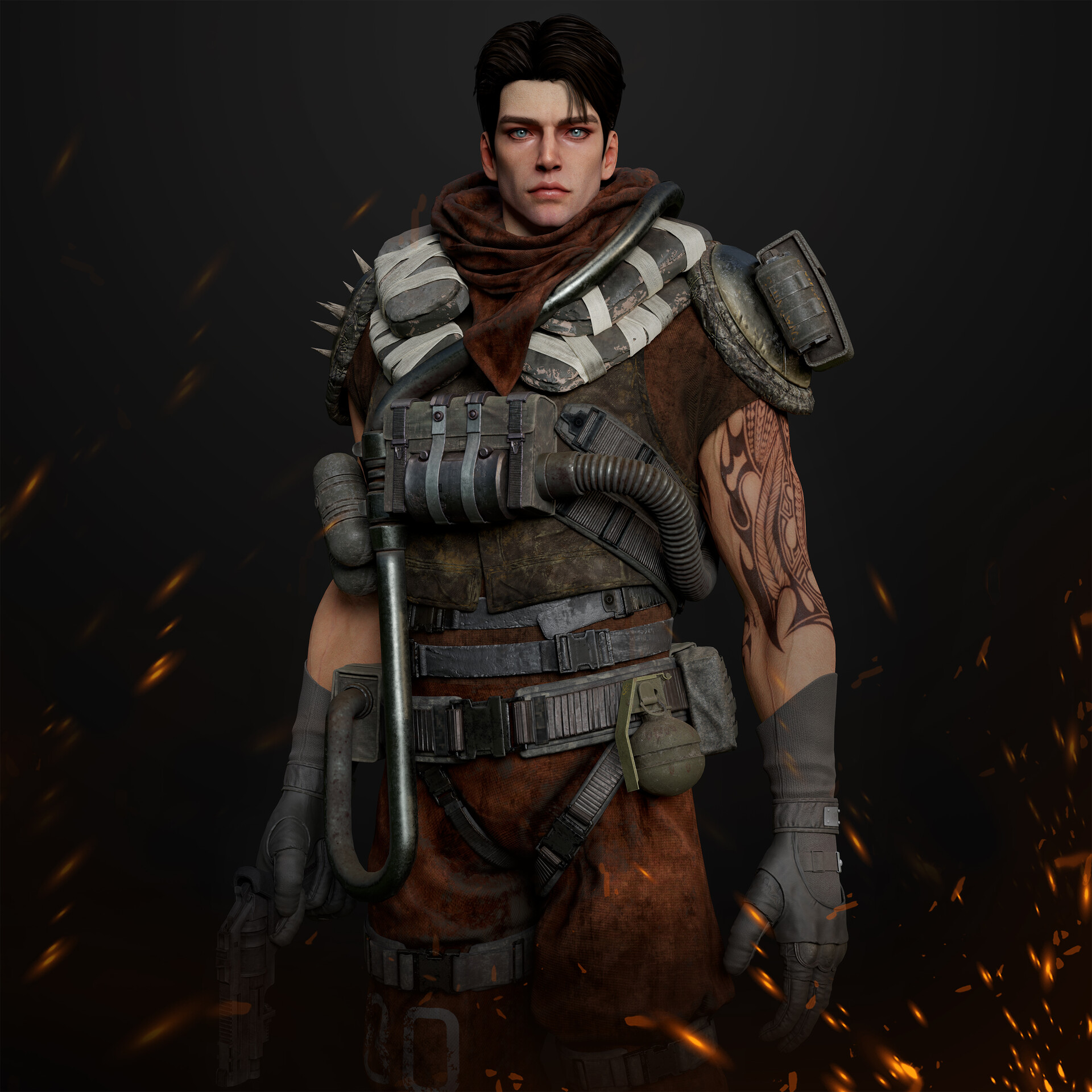 ArtStation - Military man