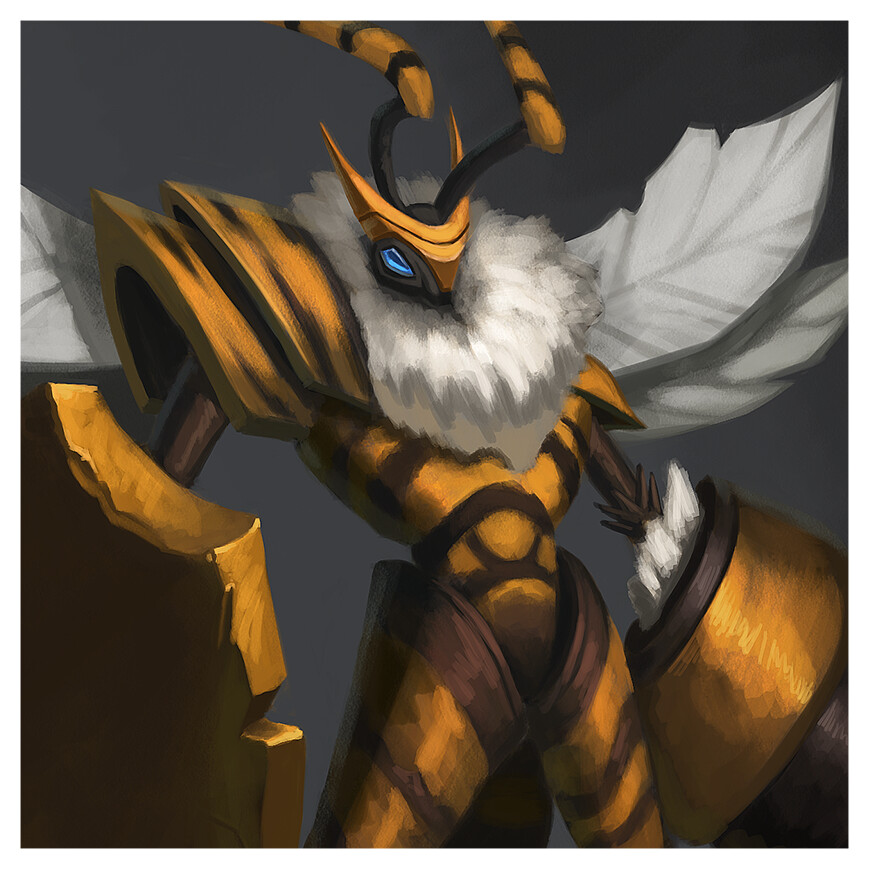 ArtStation - The Bee Knight [DTIYS]