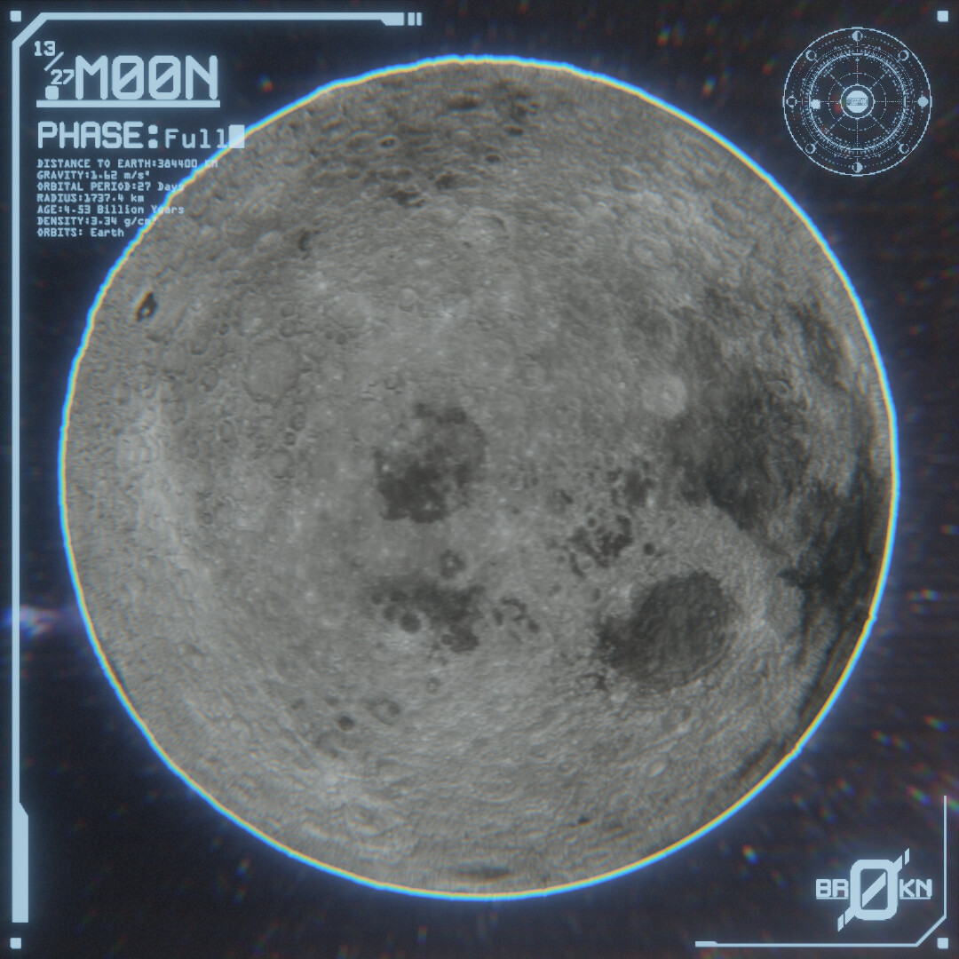 ArtStation - Moon Phases (Animation)