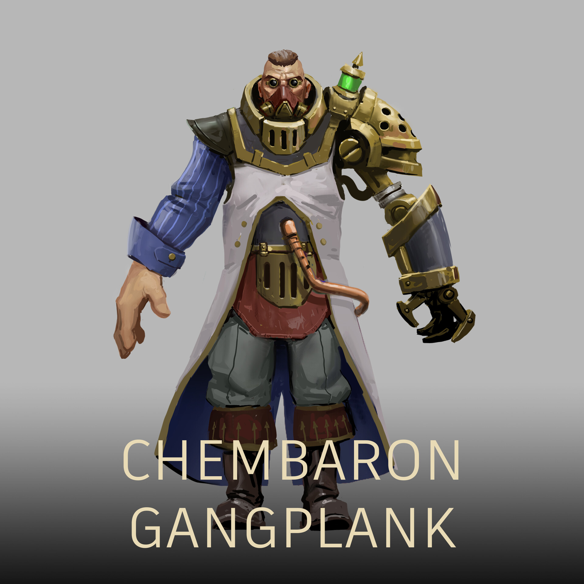 ArtStation - Chembaron Gangplank - League of legends fan skin