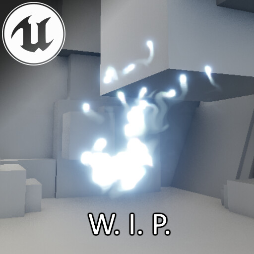 ArtStation - Niagara Grid2D Particle Projection WIP