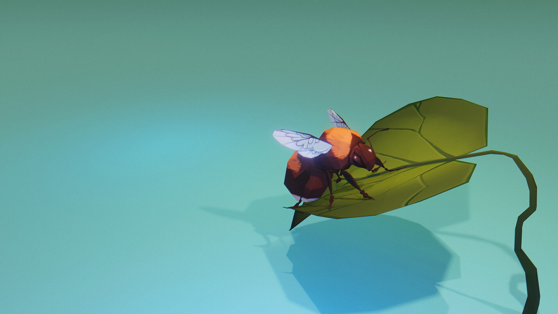 ArtStation - Low Poly Bee