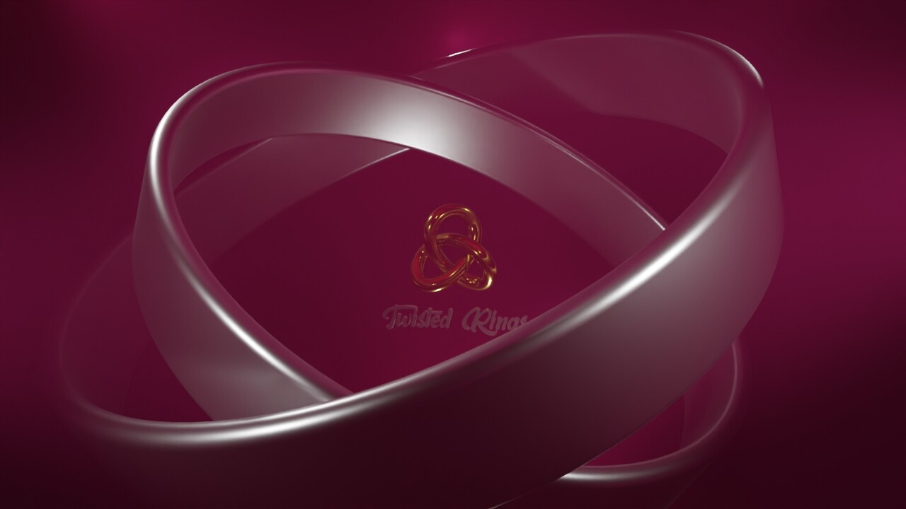 ArtStation - Jewelry "Twisted Rings" Maison Logo Intro