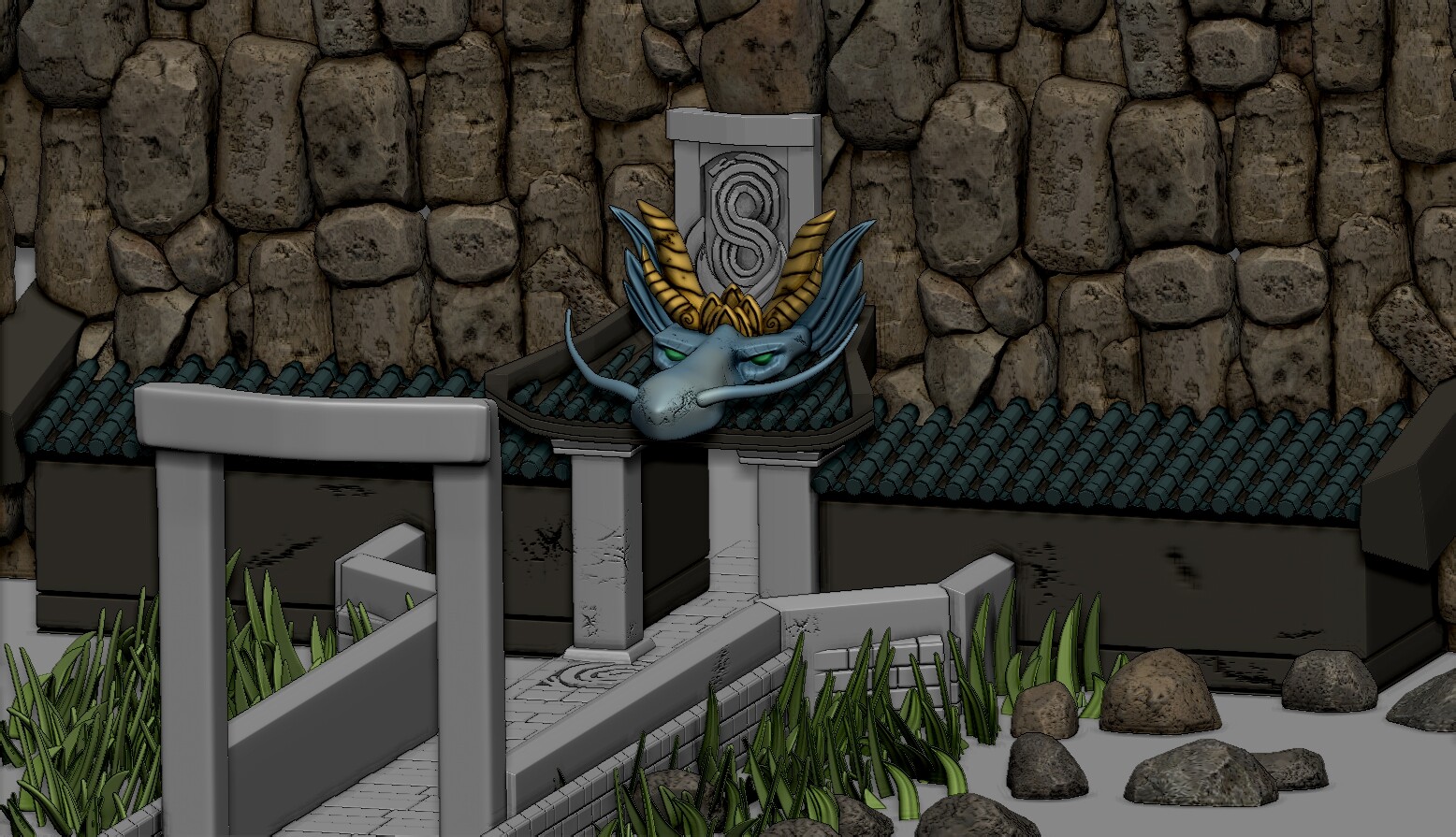 ArtStation - TEMPLE RUN SCENE