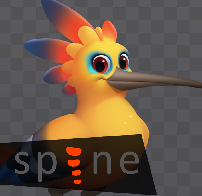 ArtStation - Bird Animation Spine2d
