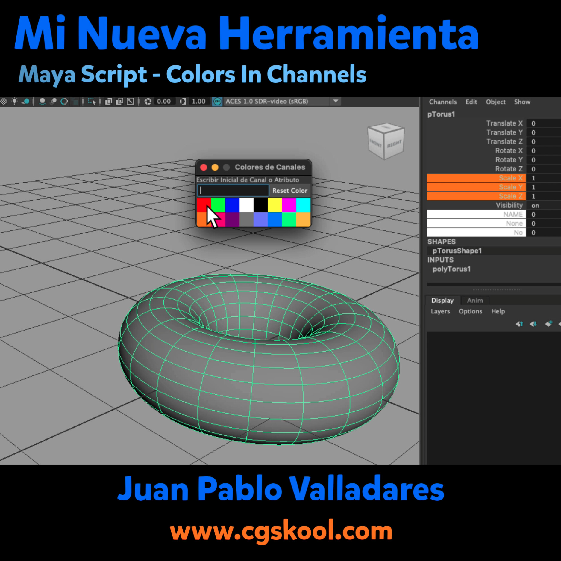ArtStation - Channel Colors for Autodesk Maya 2022