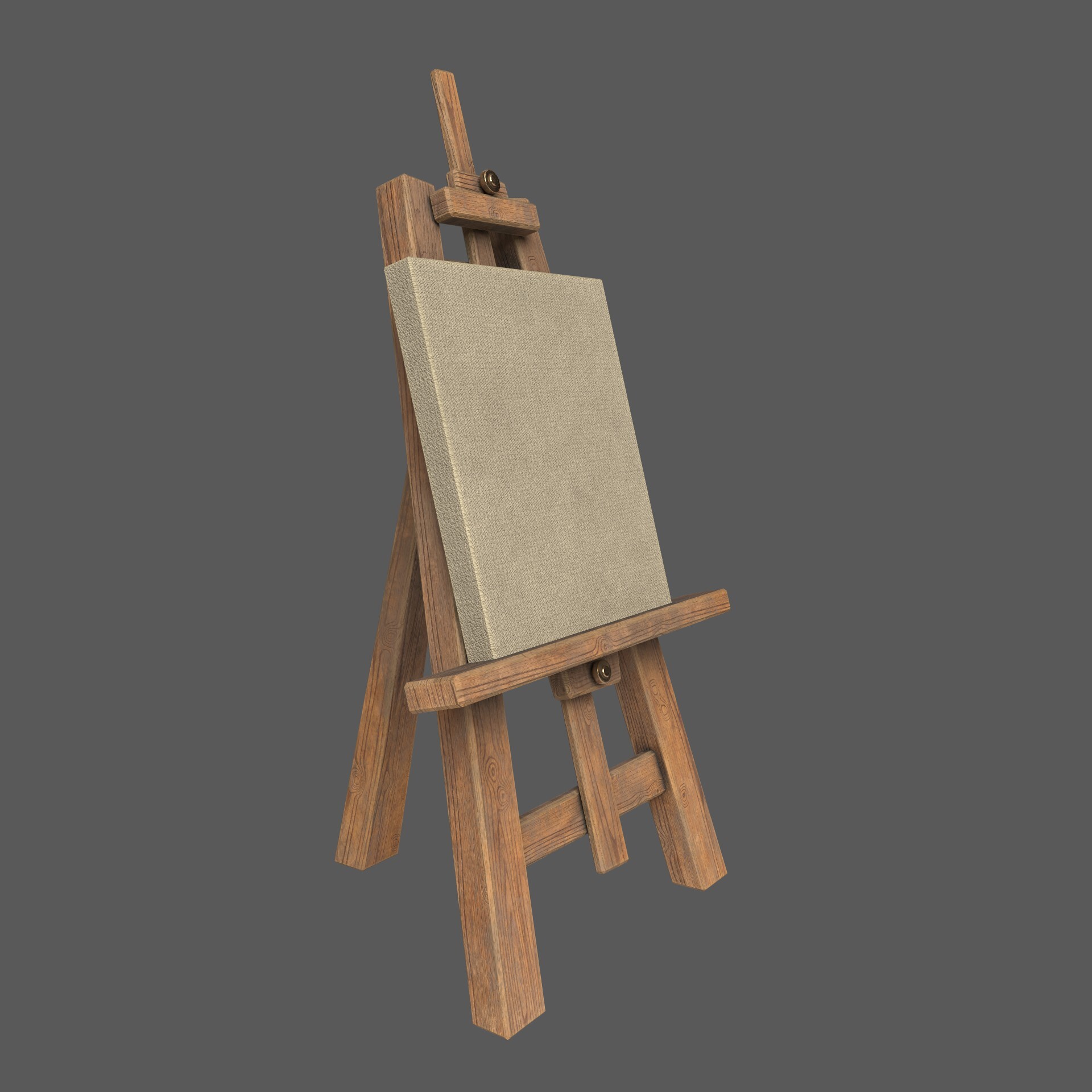 ArtStation - Simple Low-poly Fantasy Easel