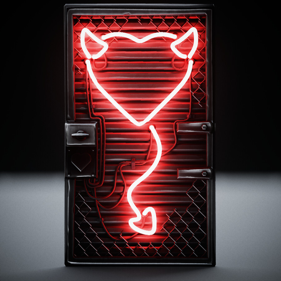 ArtStation - Evil Heart Door [Rust Skin]