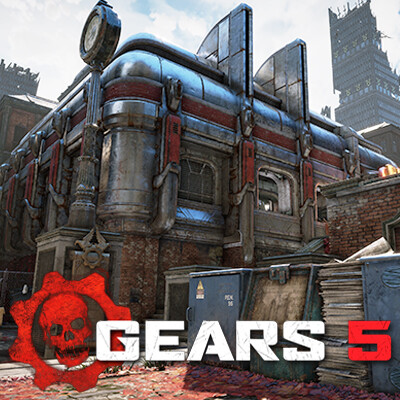 ArtStation - Gears 5 - Blood Drive