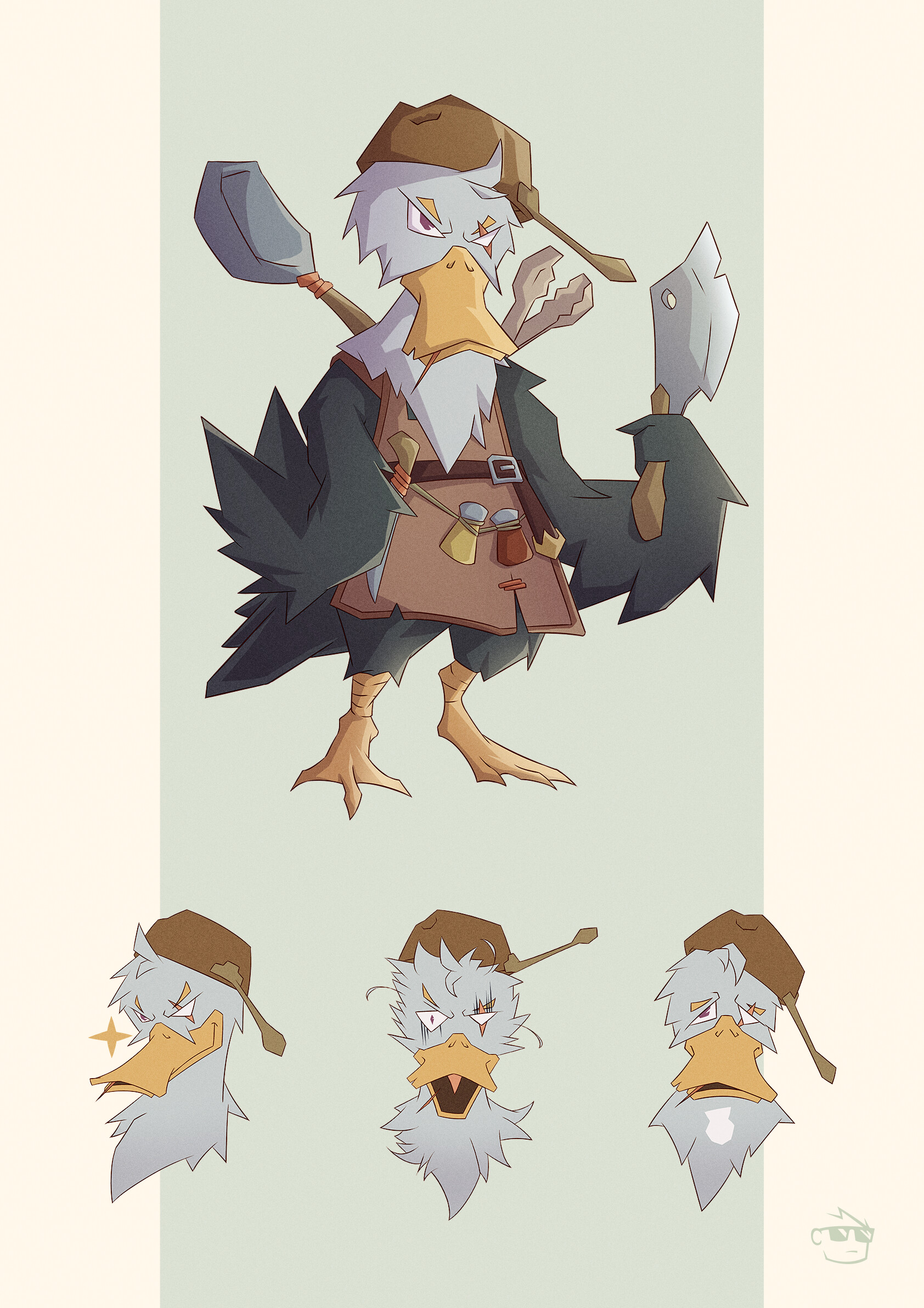 ArtStation - Bird Warrior | Character Design