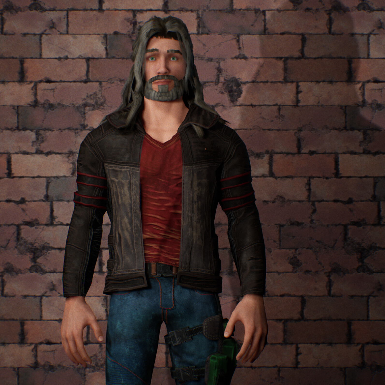 ArtStation - modular game character for Unreal engine 4 with rig