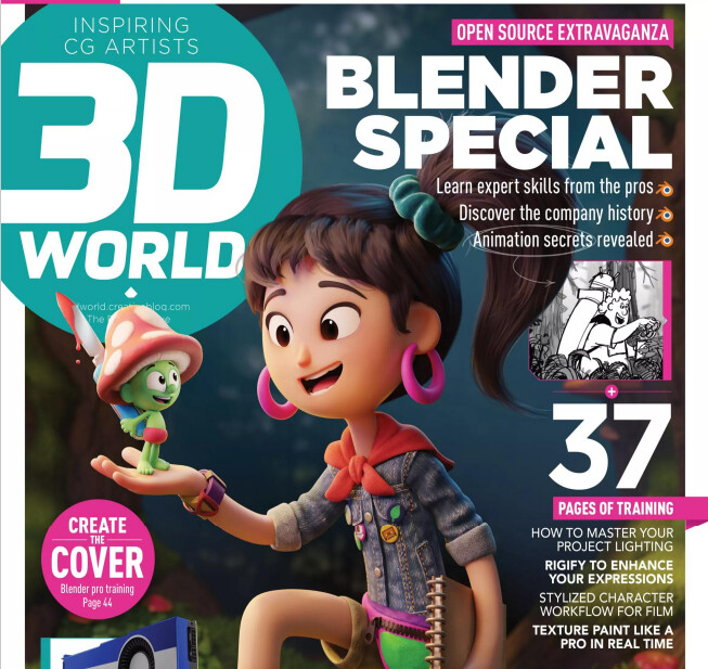 ArtStation - 3DWorld Blender Special - Magazine Gallery Feature