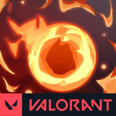ArtStation - UI ART - Valorant. Phoenix Icon Redesign