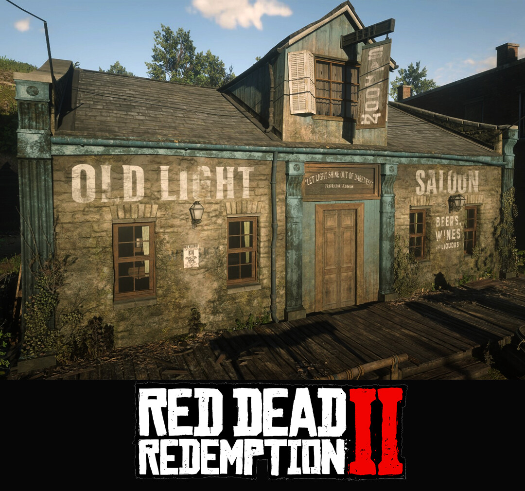 ArtStation - Old Light Saloon(Van Horn) - Red Dead Redemption 2