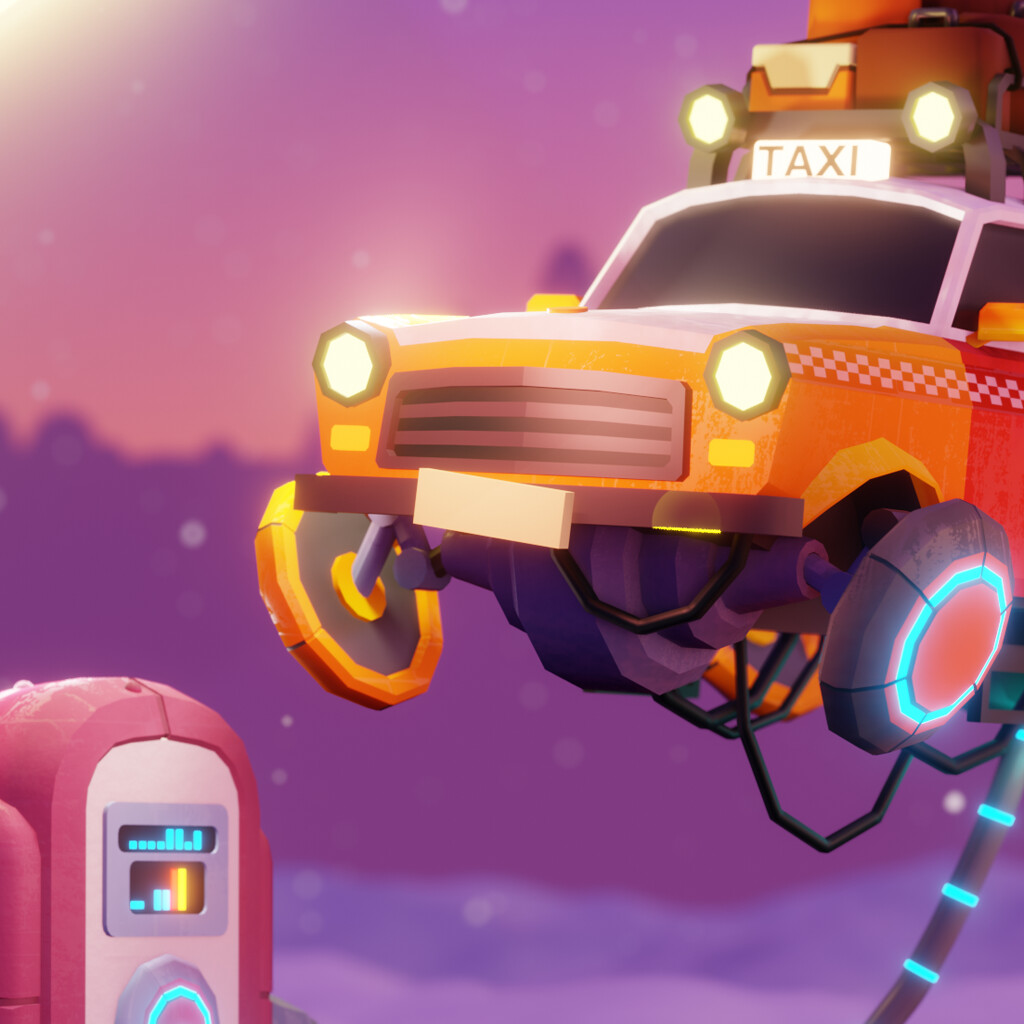ArtStation - Taxi Trabant