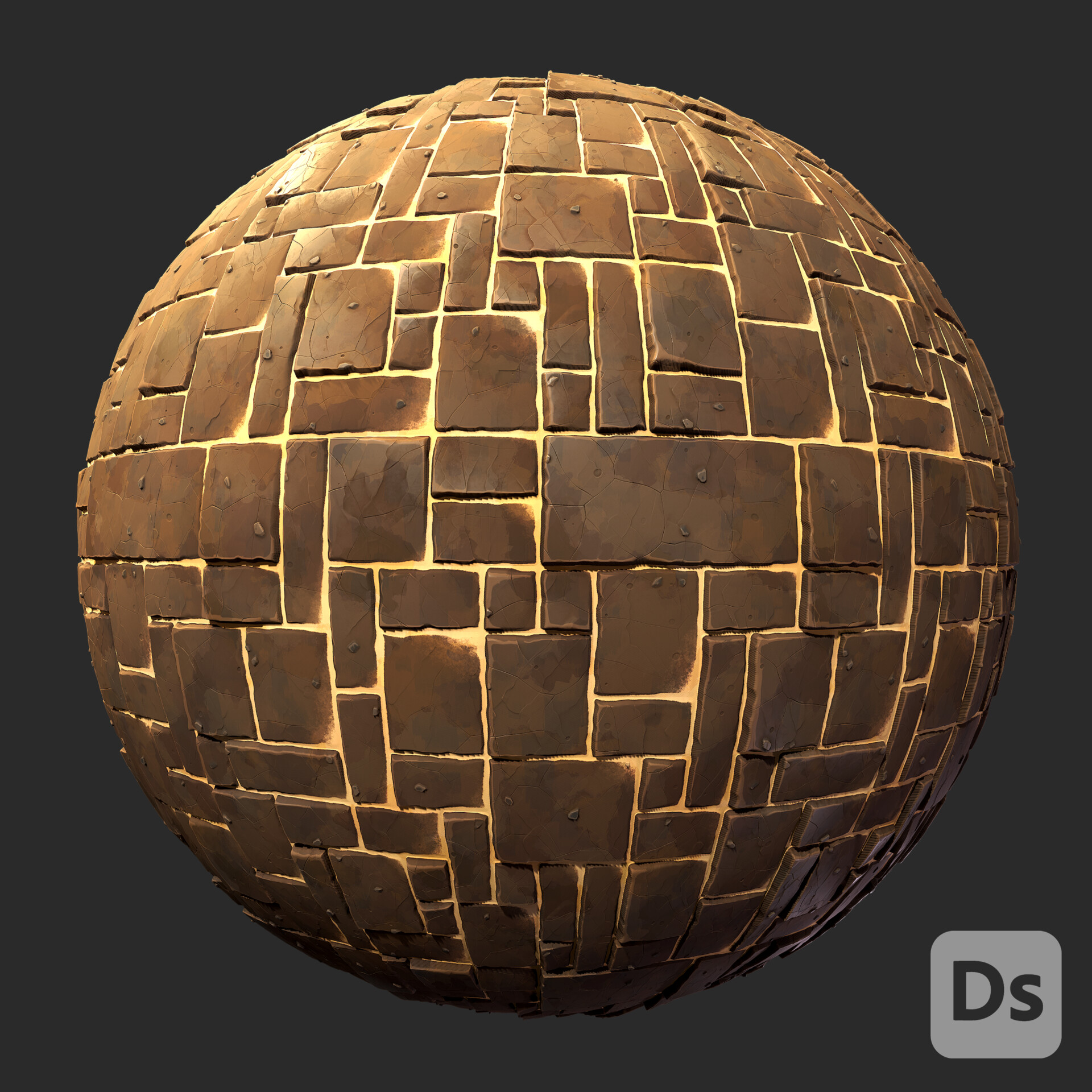 ArtStation - Stylized floor tiles - Substance Designer