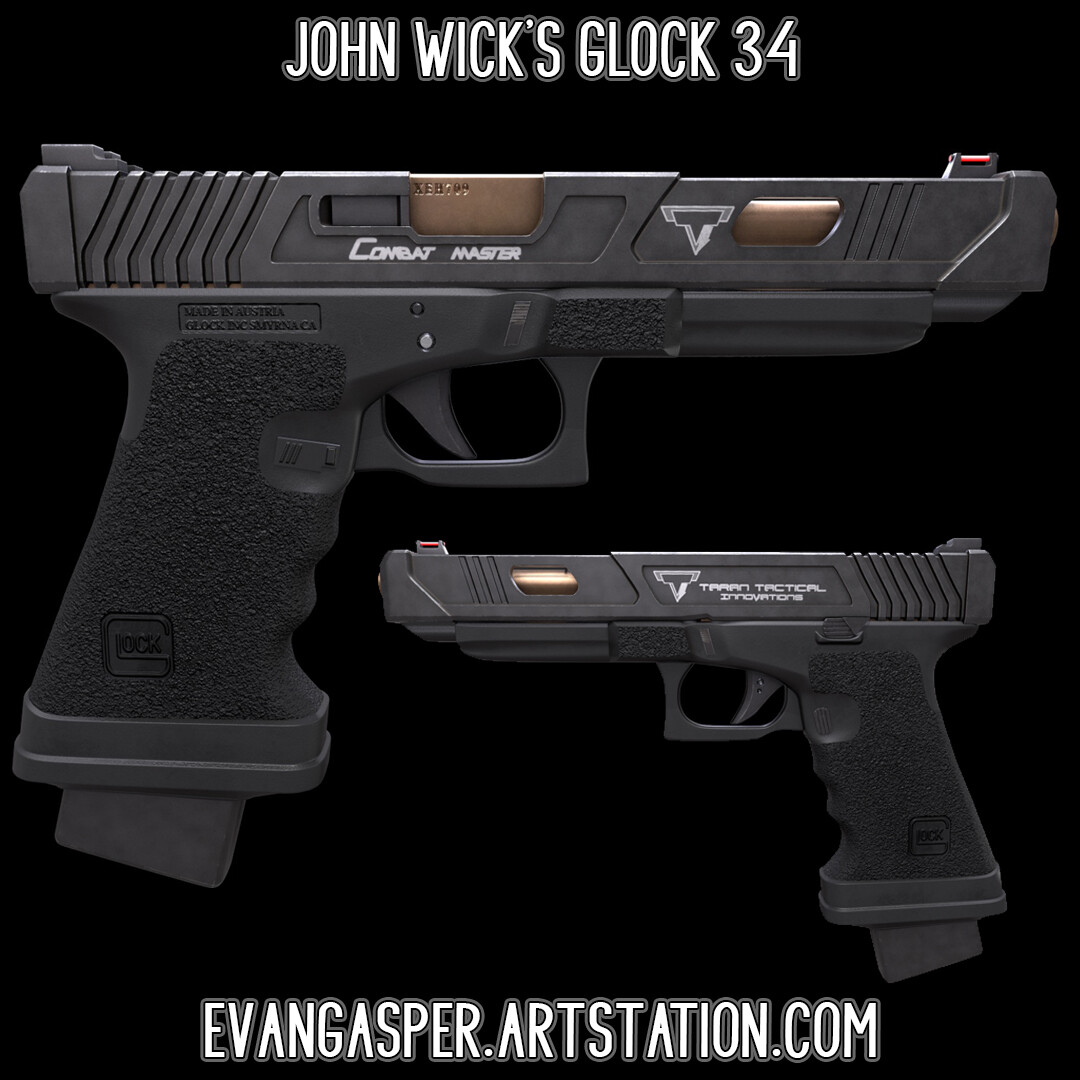 ArtStation - John Wick's G34 Teran Tactical Combat Master