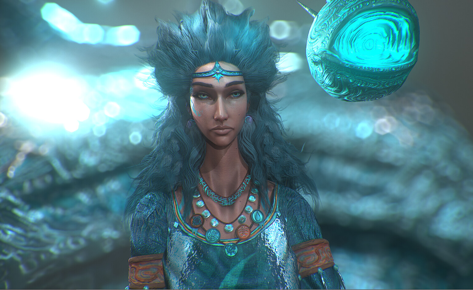 ArtStation - Arellia the Water Queen - Darkness Reborn