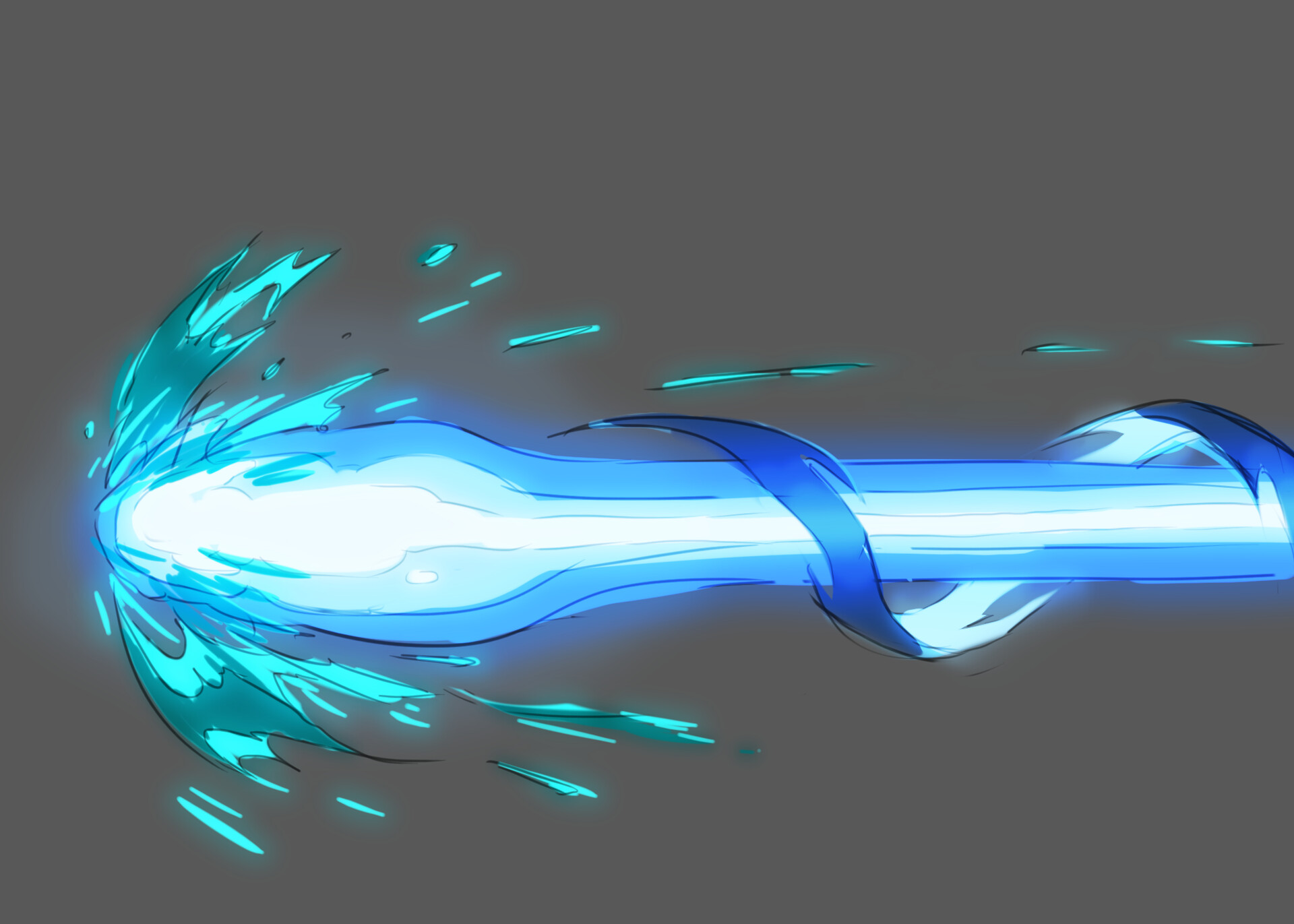 ArtStation - Sketches for the beam effect