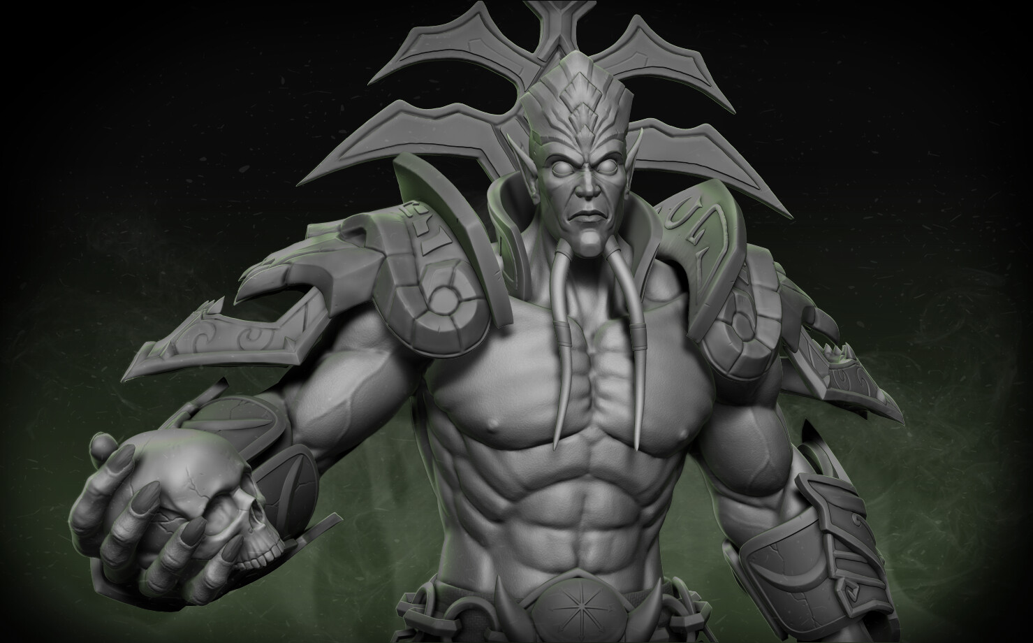 ArtStation - Archimonde Sculpture