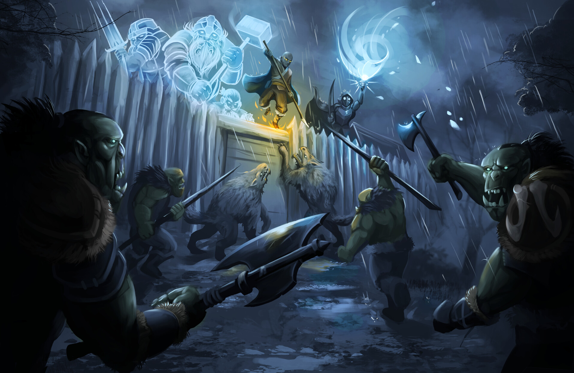 ArtStation - D&D Orc Attack