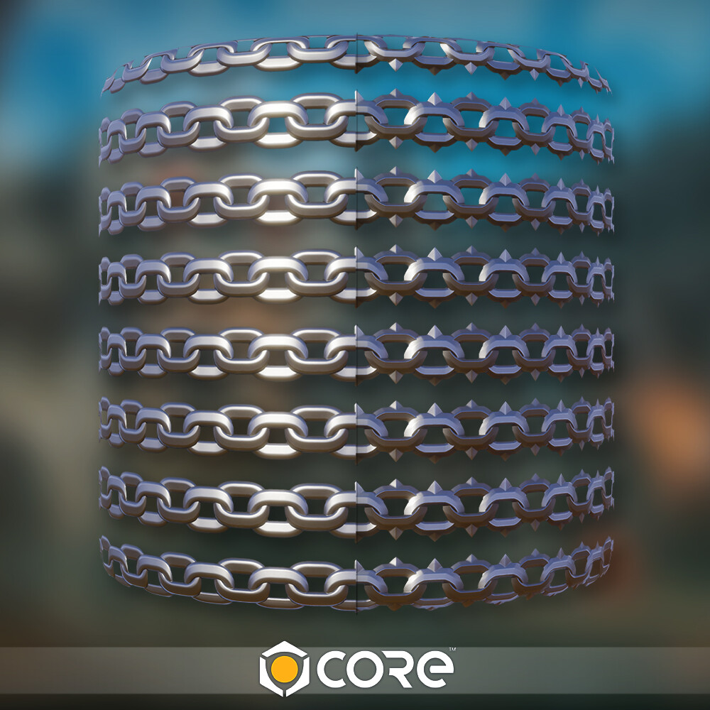 ArtStation - Core - Chain Materials