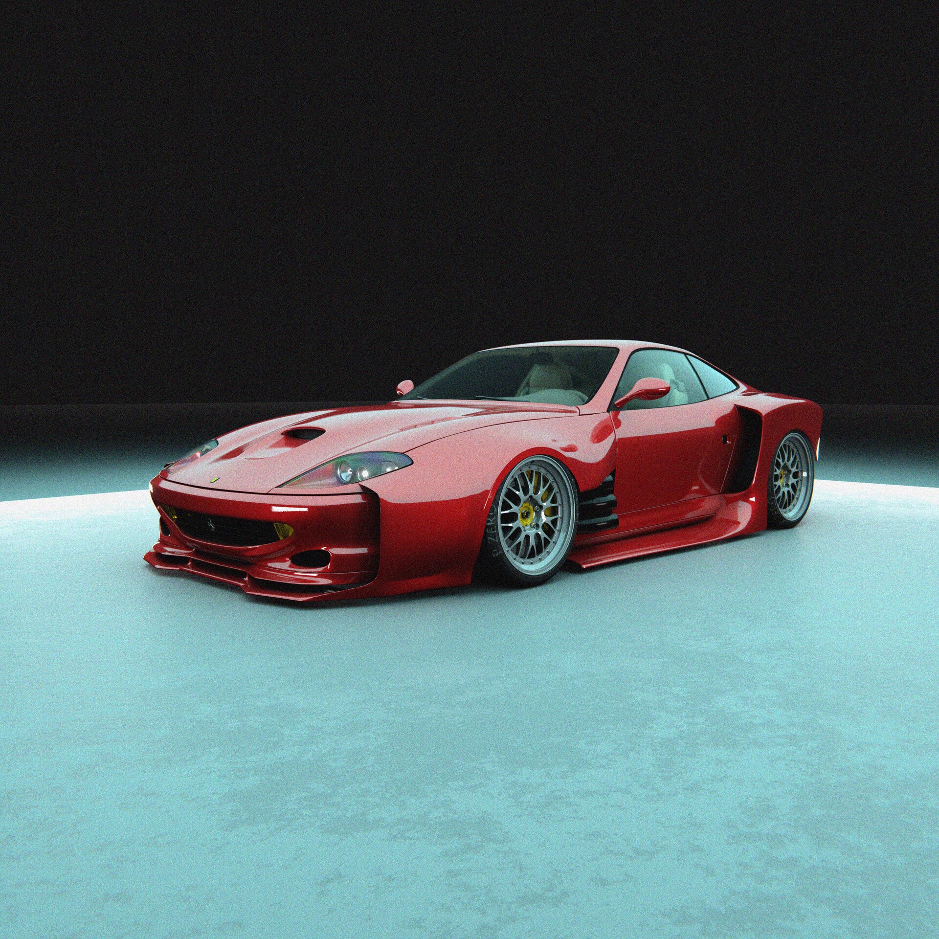 ArtStation - Ferrari 550 Maranello - CGI concept