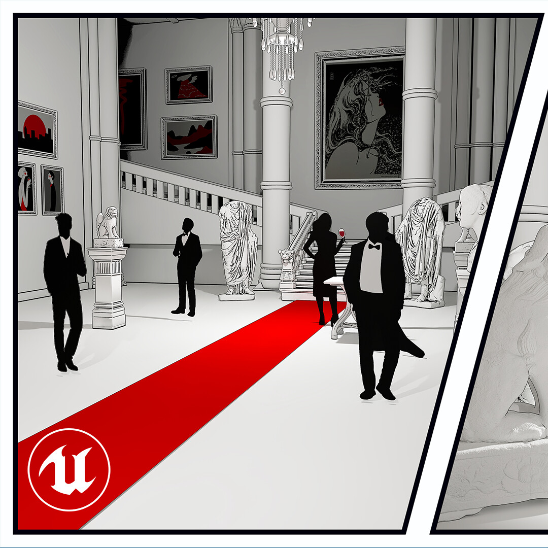 ArtStation - Gotham Flugelheim Museum. Real-time comic book