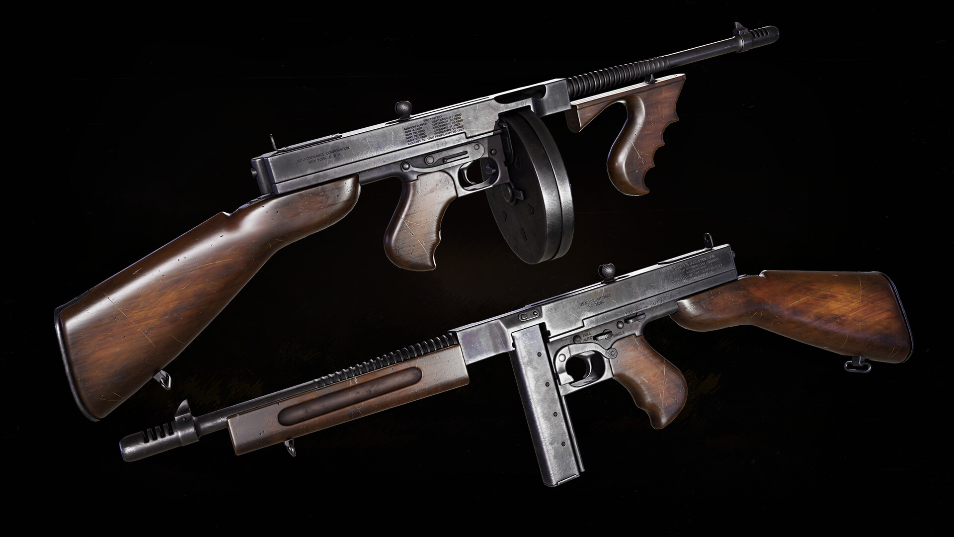 ArtStation - The M1928A1 Thompson