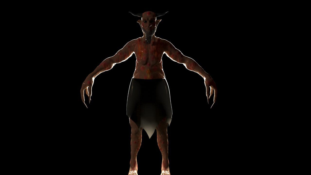 ArtStation - Demon made in Zbrush & Maya