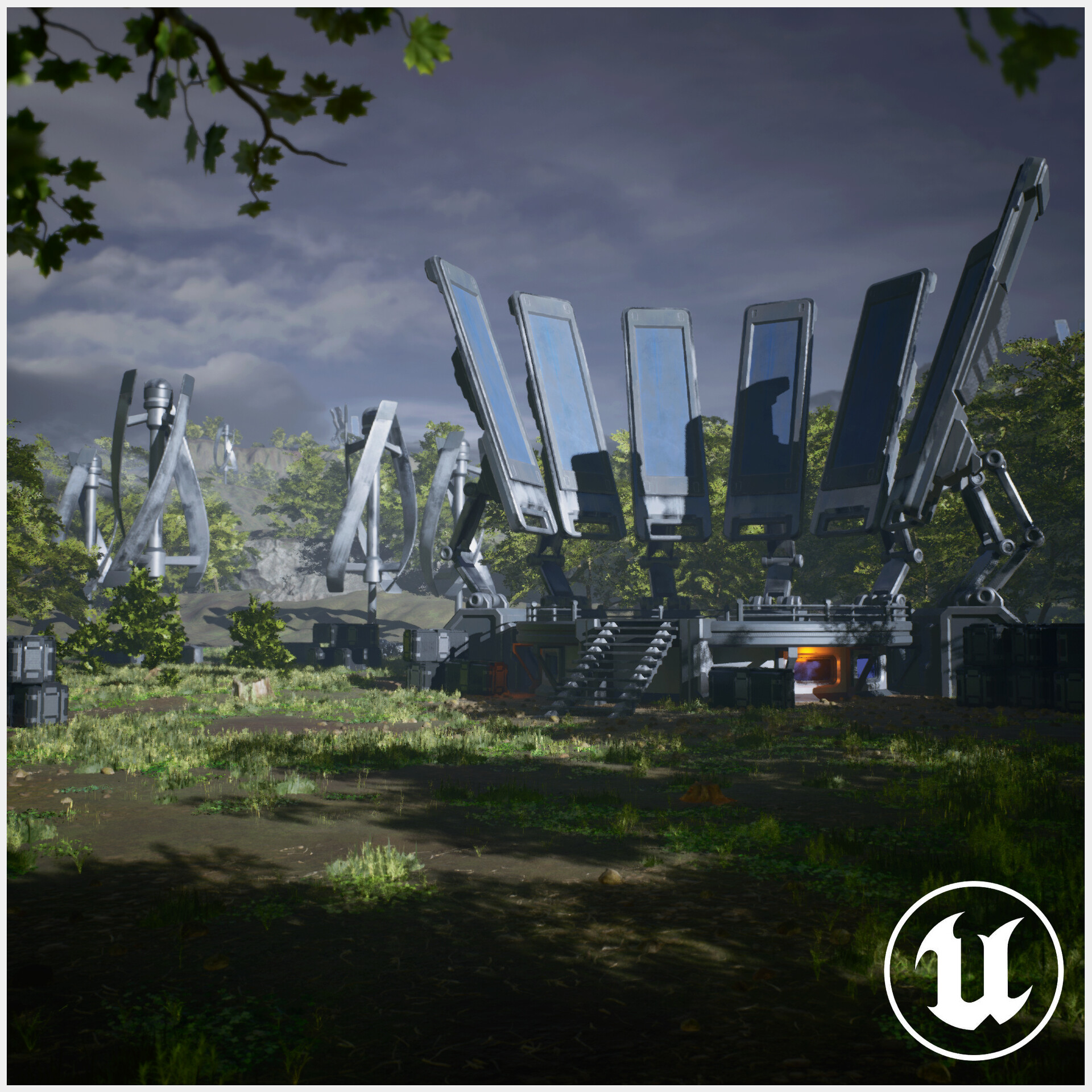 ArtStation - Procedural Forest, UE4