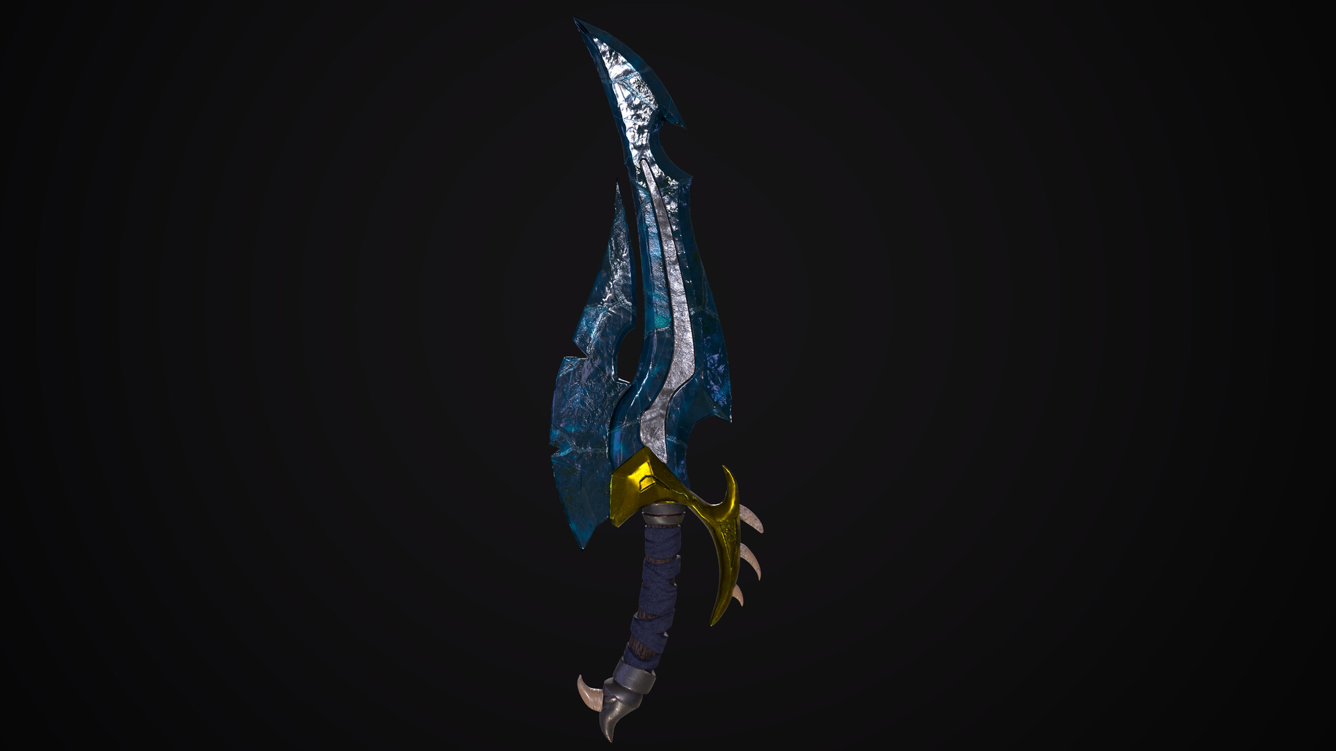 ArtStation - Stylized Ice Dagger Game Ready