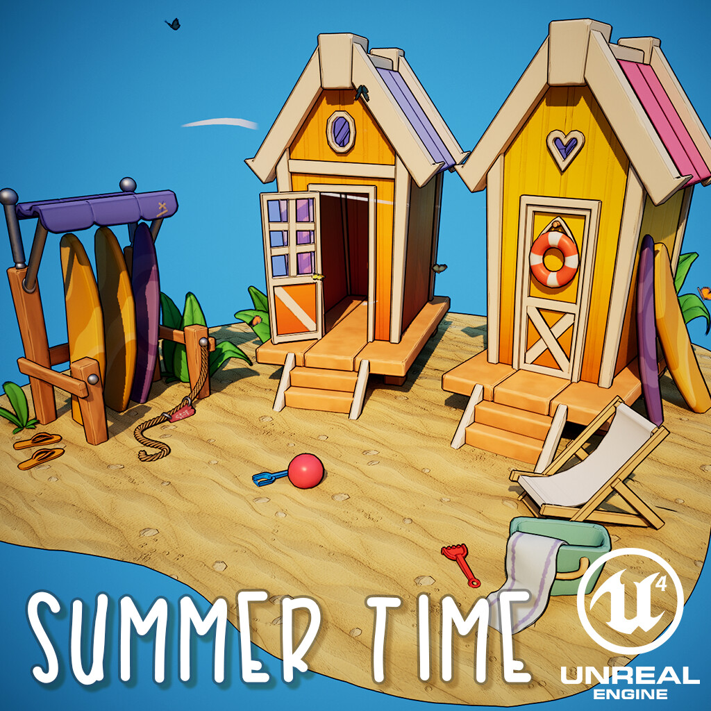 ArtStation - Summer Time - Environment