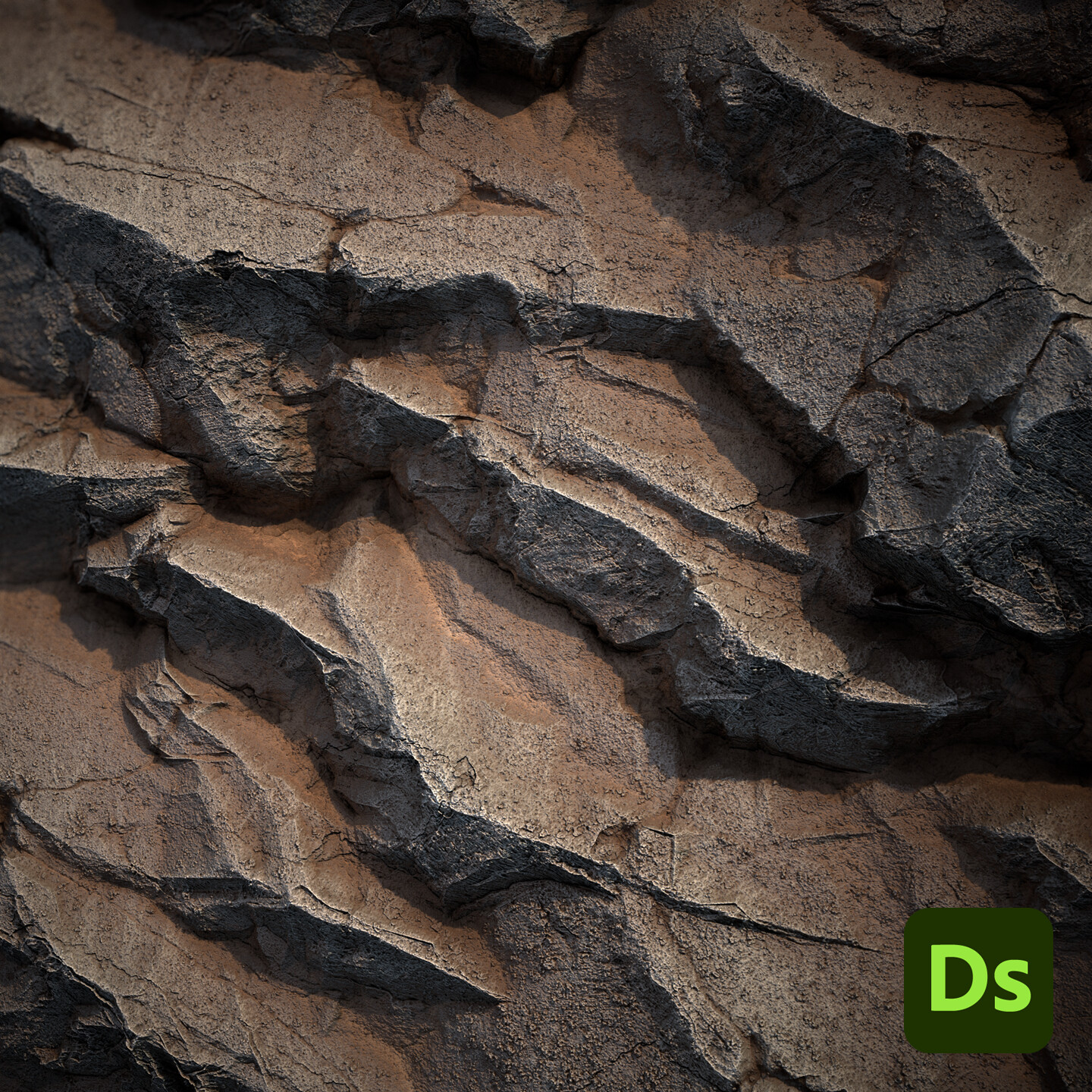 ArtStation - Programmed rock-Substance Designer