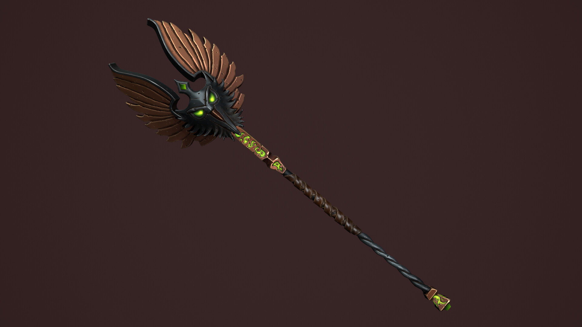 ArtStation - Rune staff