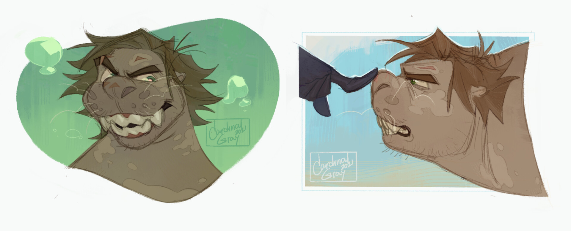 ArtStation - Nico and Niners as different animals