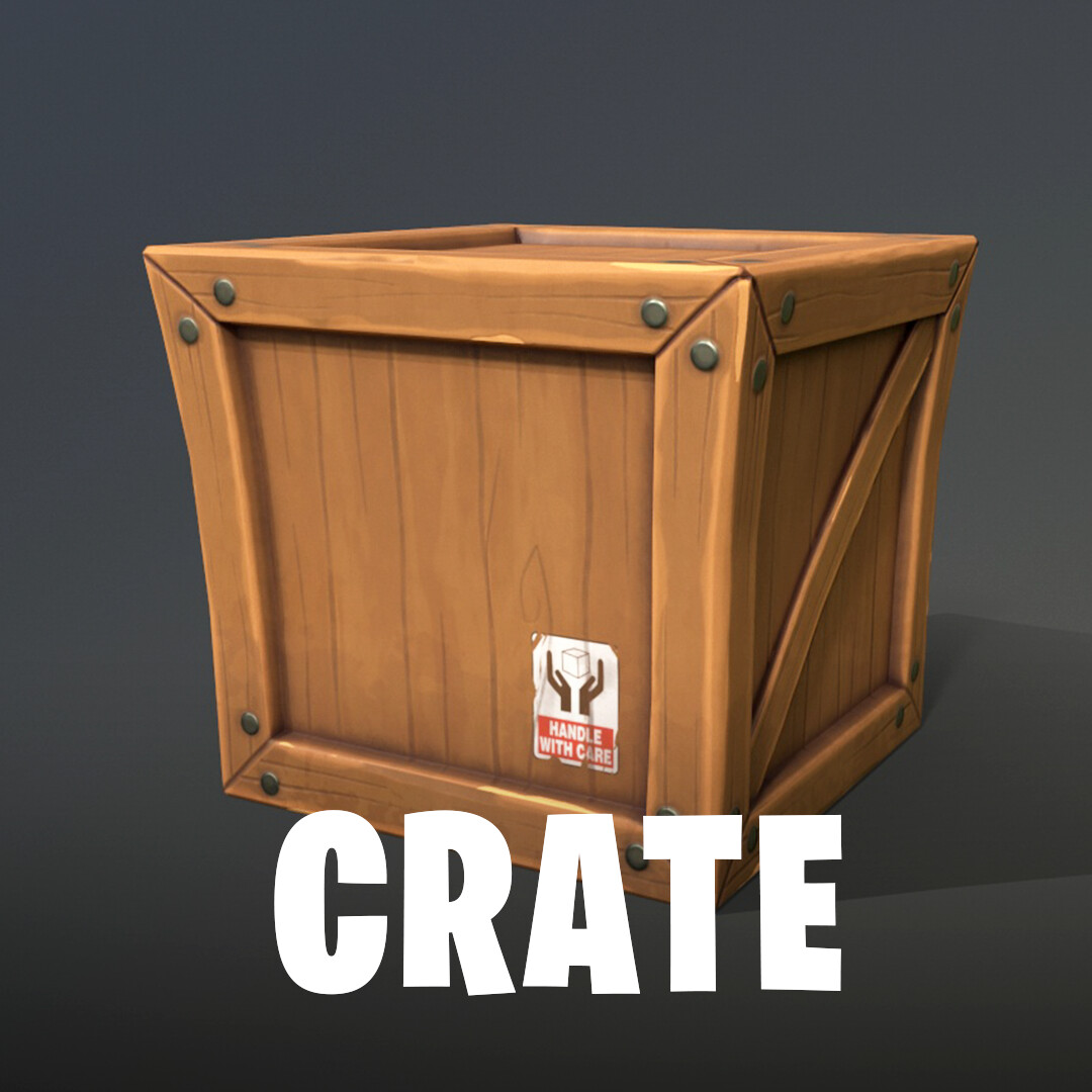 ArtStation - Stylized Wooden Crates
