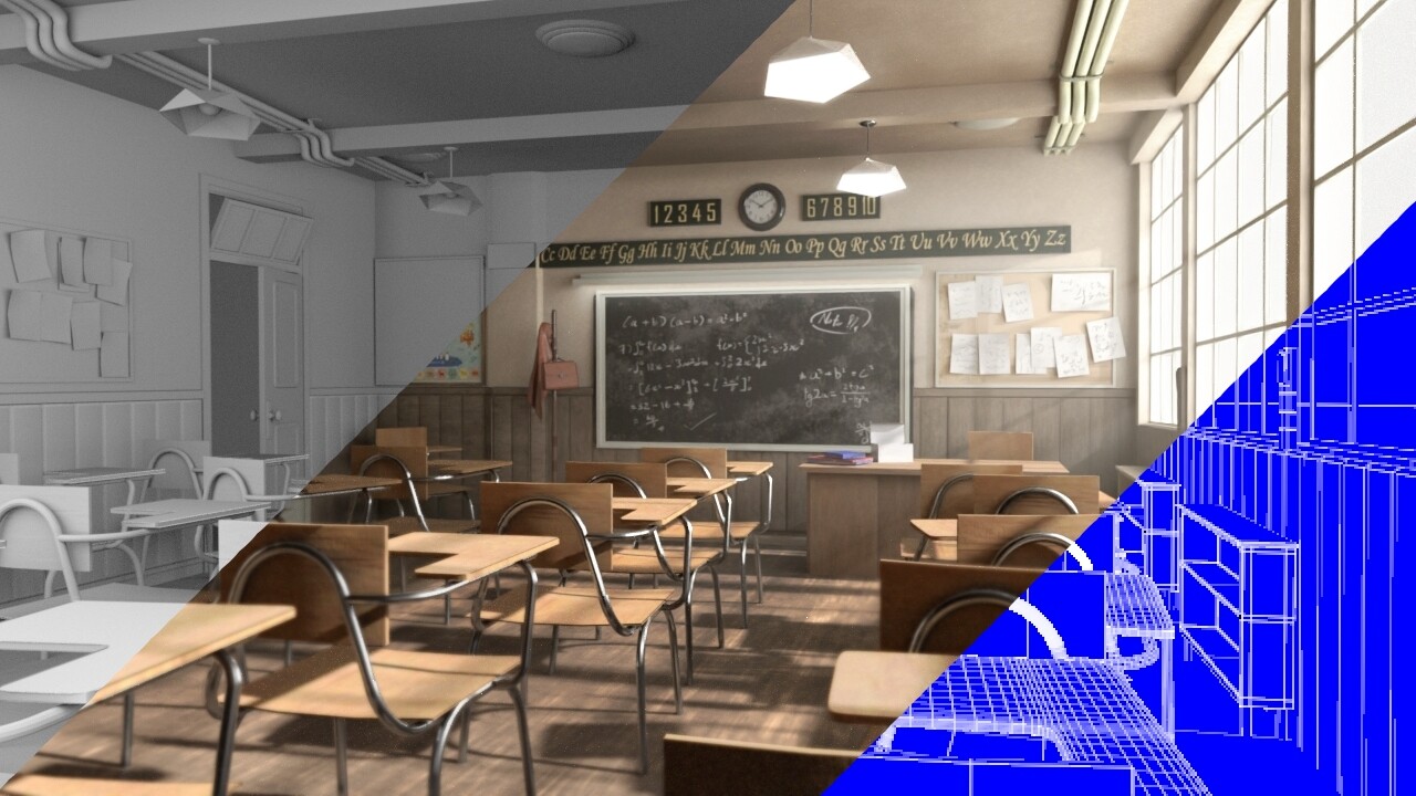 ArtStation - Interior Environment Modeling