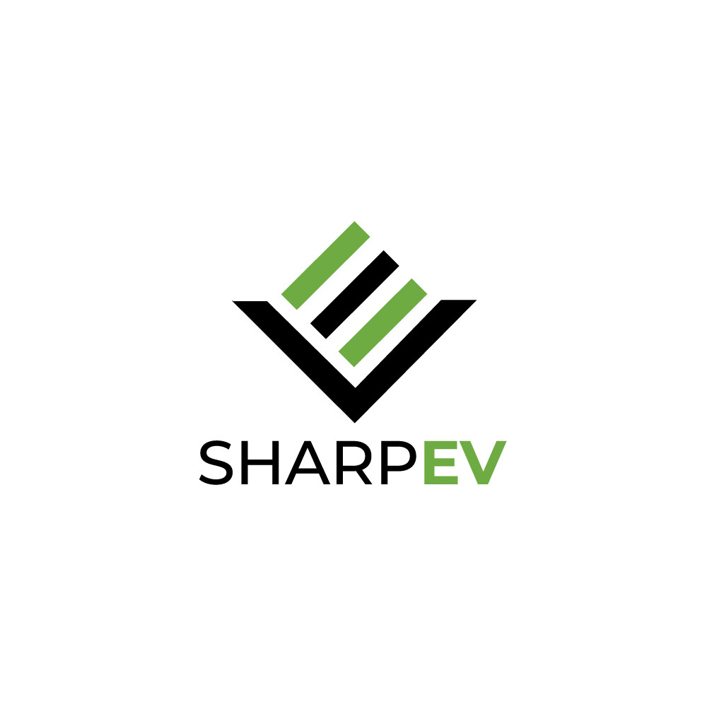 ArtStation - Sharp EV - Logo Design / App UI / Mailing / Landing Page