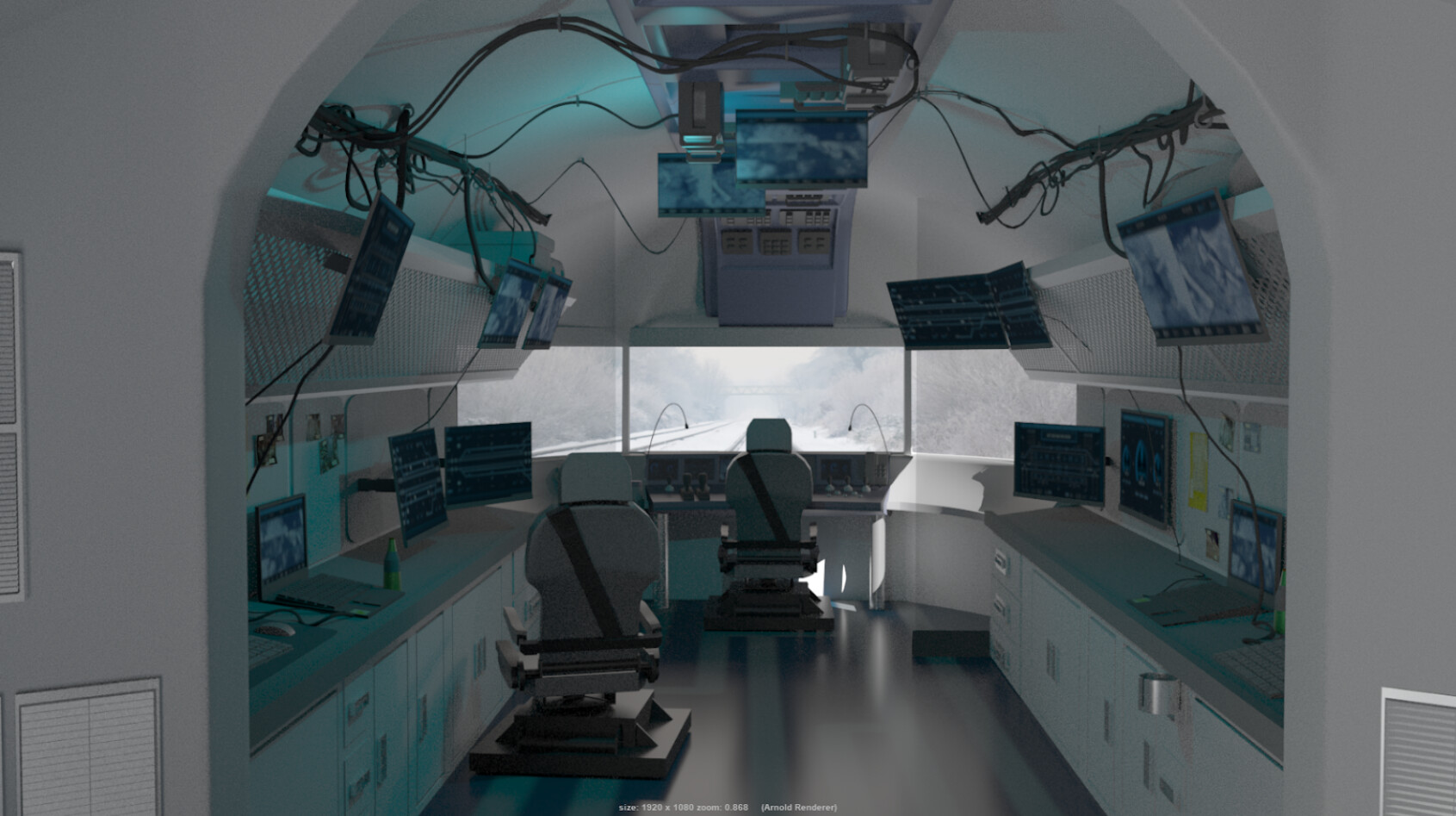 ArtStation - Snowpiercer Engine Room Diorama