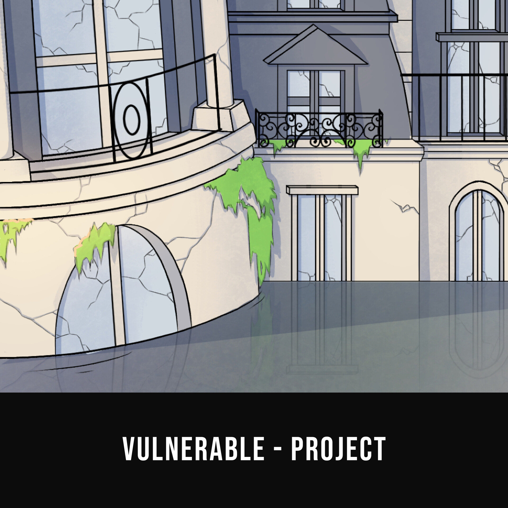 ArtStation - Vulnerable - Environment Design (concept and final render)