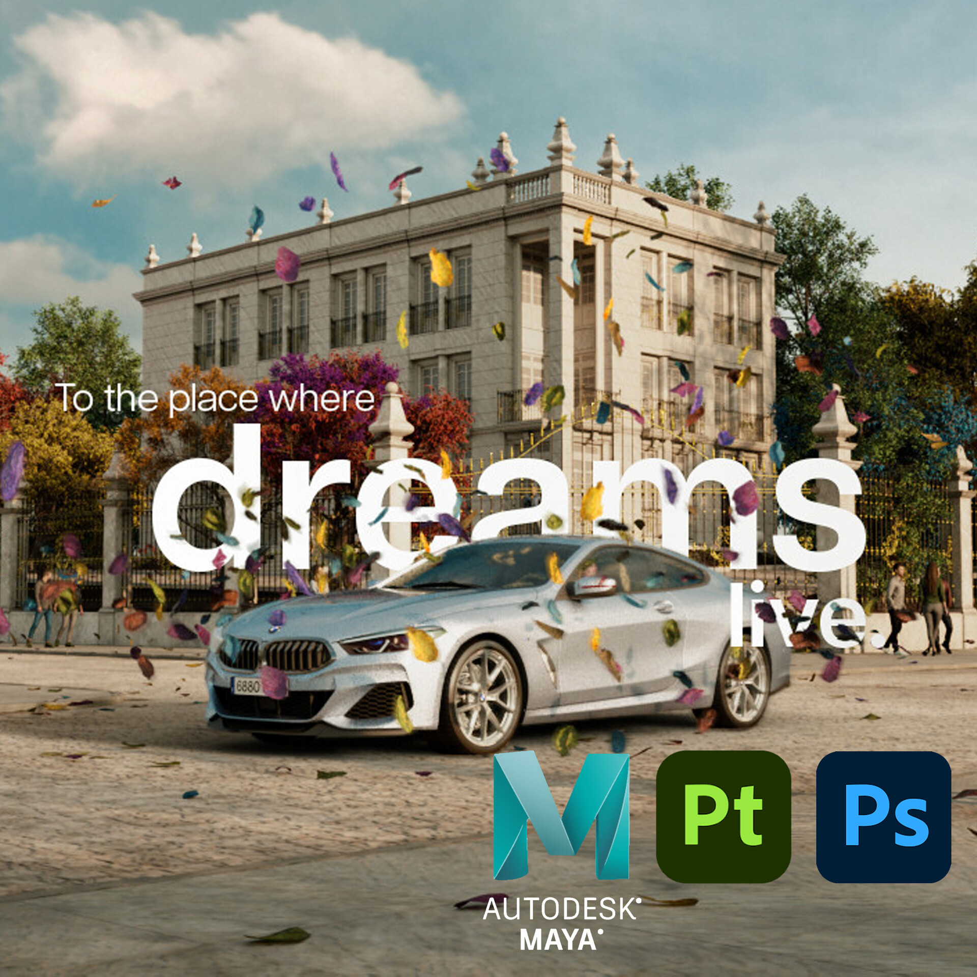 ArtStation - 3D Environment Advertising Spot