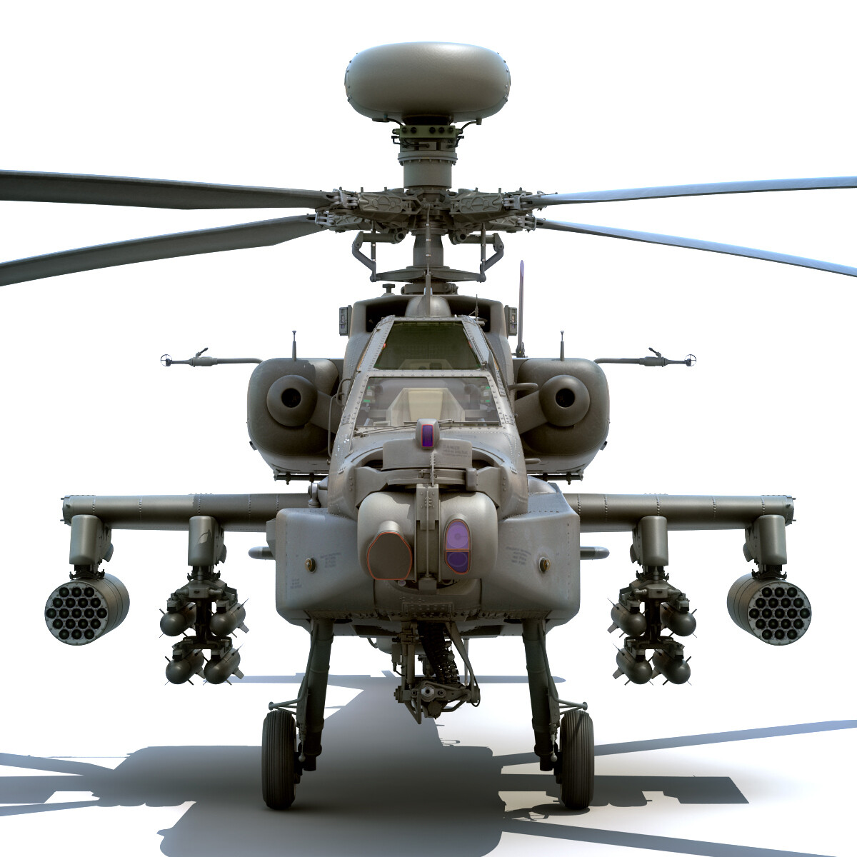 ArtStation - Apache Longbow Helicopter with Cockpit