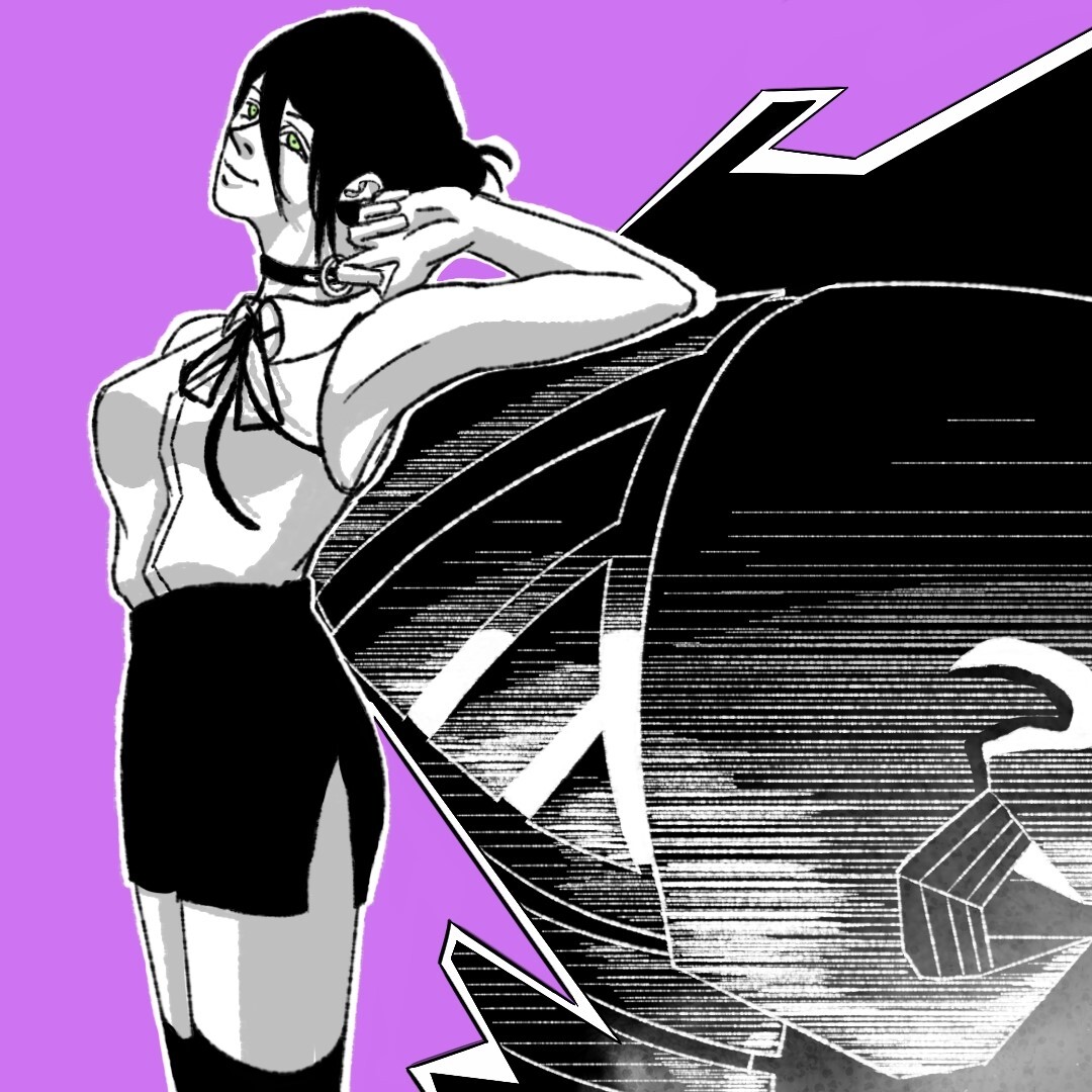 ArtStation - Fan art of Reze from chainsaw man