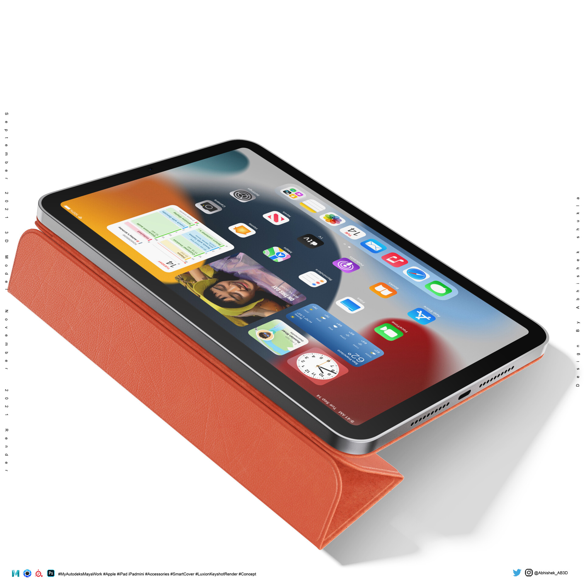ArtStation - Apple iPad mini Smart Cover 2021