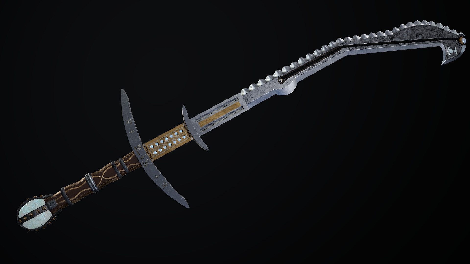 ArtStation - Two Handed Moon Blade