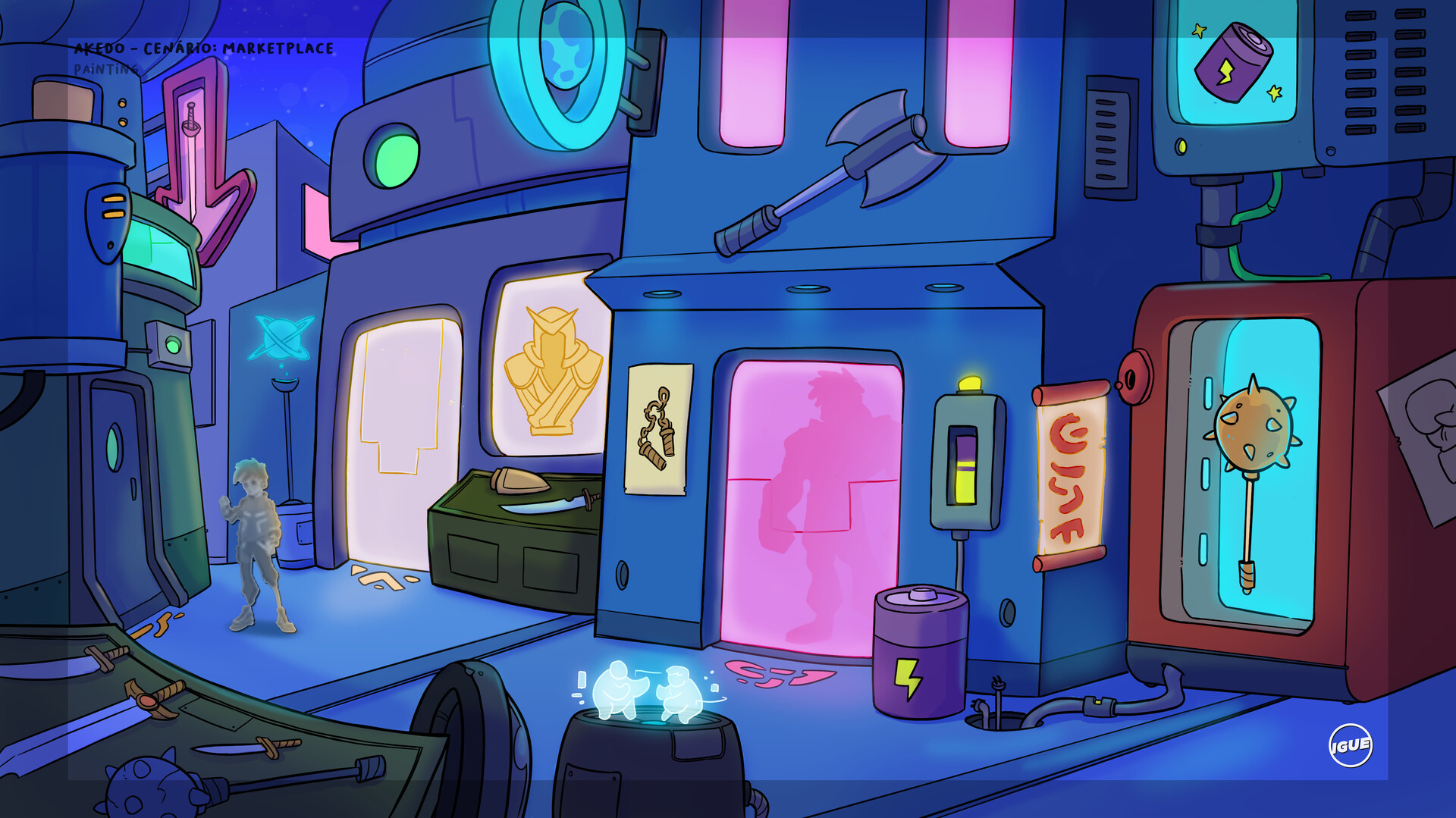 ArtStation - Scenarios for Cartoons #02