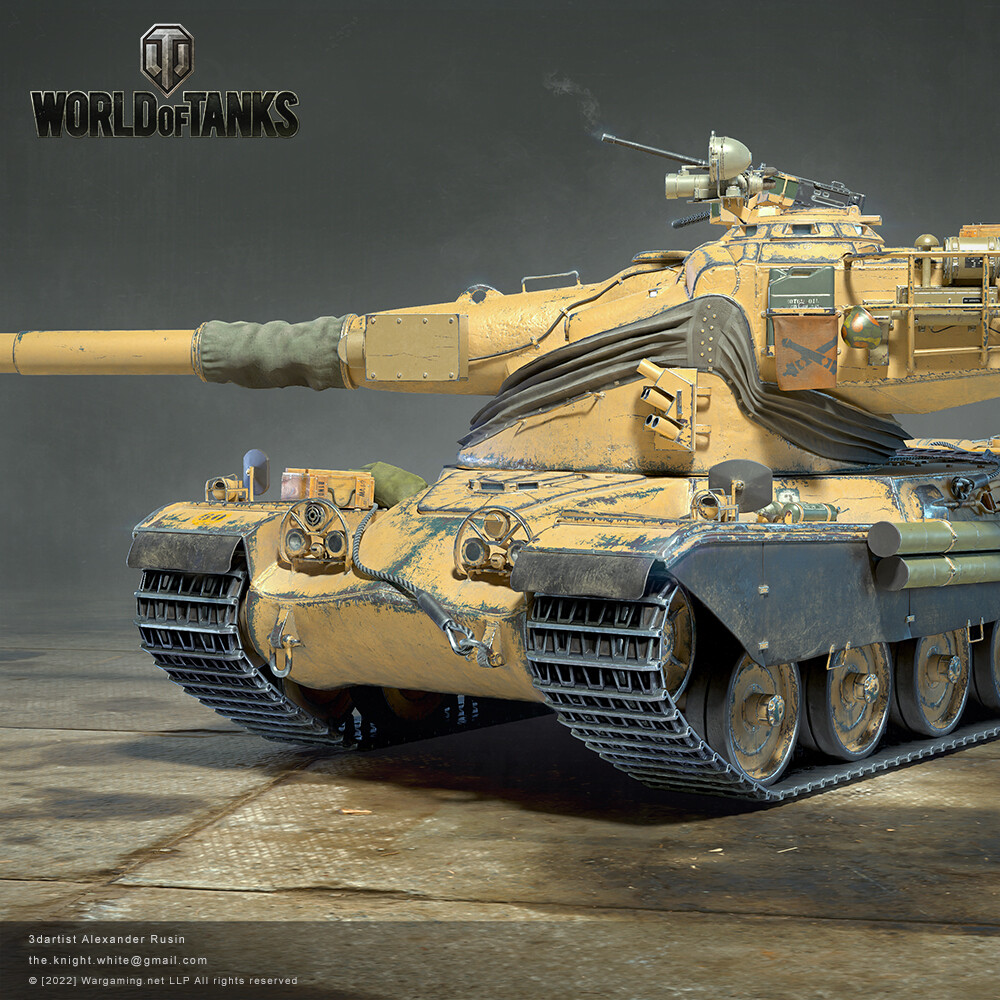 ArtStation - 3D Style “Charles Martel” for the AMX 50 B