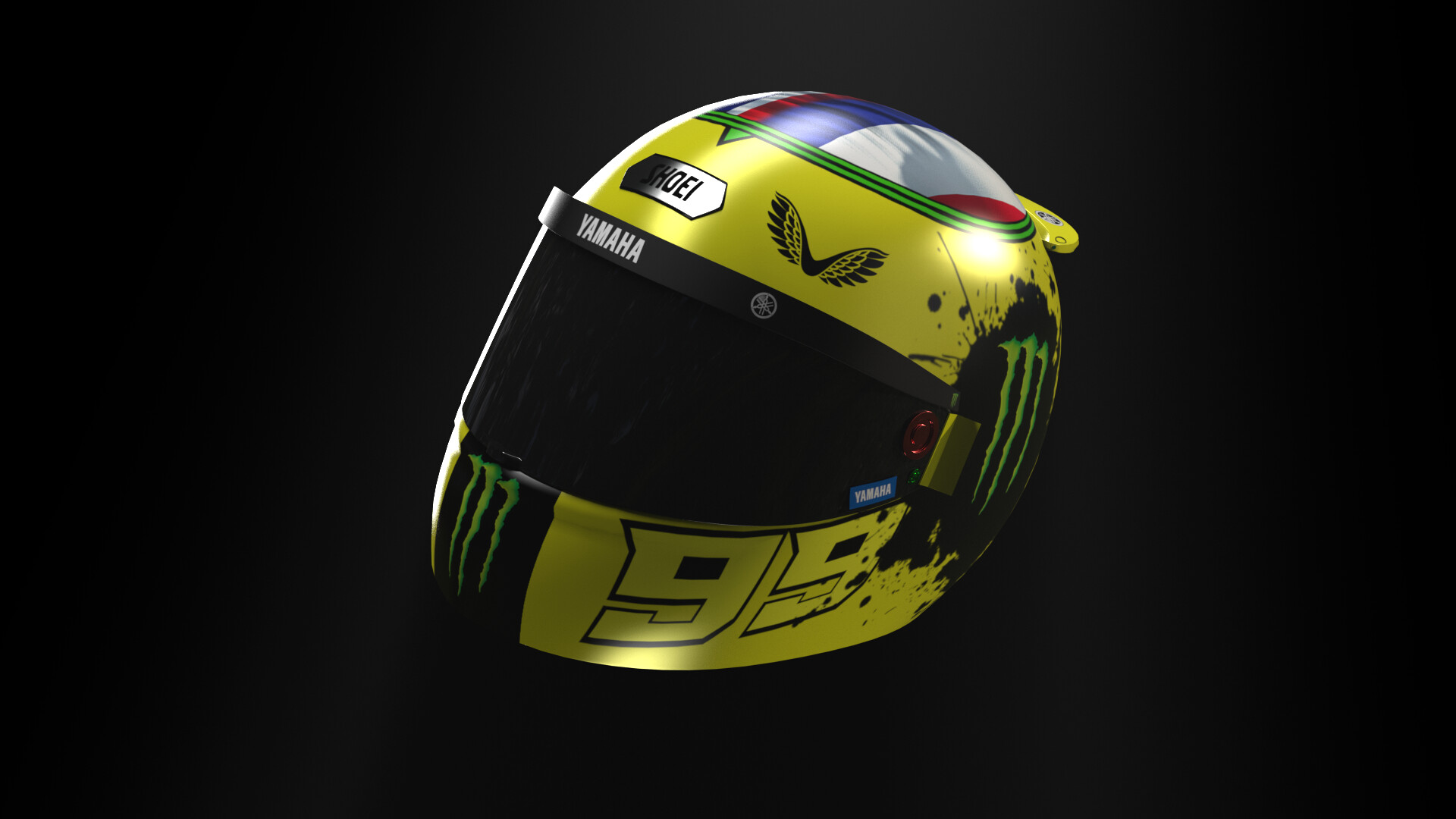 ArtStation - Customed MotoGP helmet