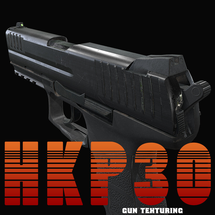 ArtStation - gun texturing